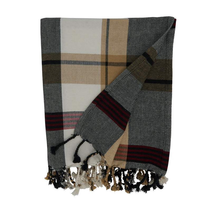 Saro Sevan Woven Throw Blanket | Wayfair